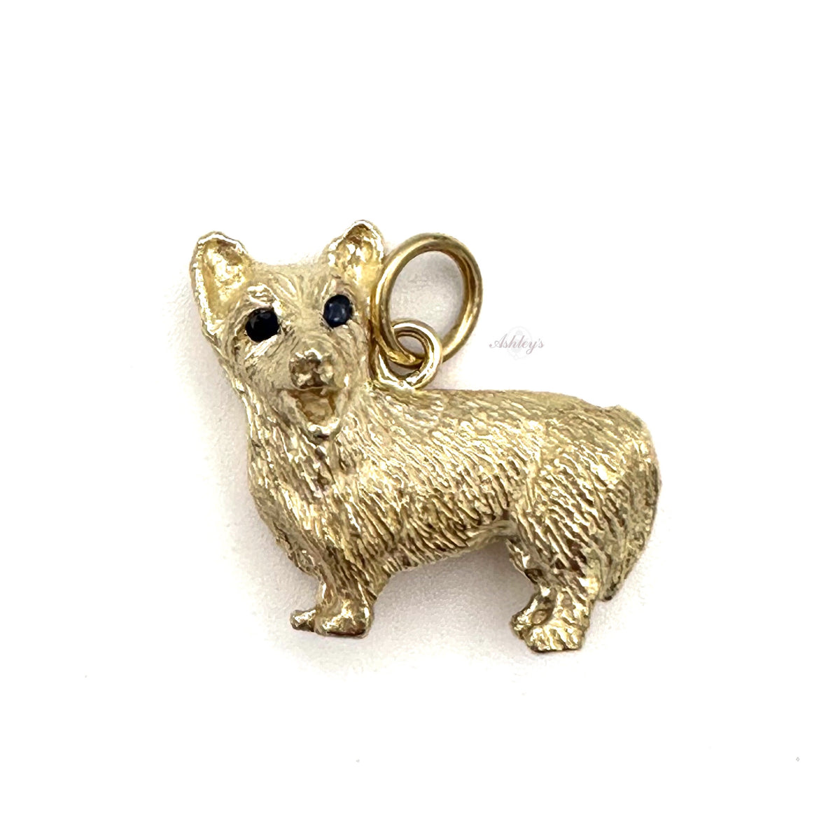 Corgi Charm, 14k gold – Ashley's Equestrian