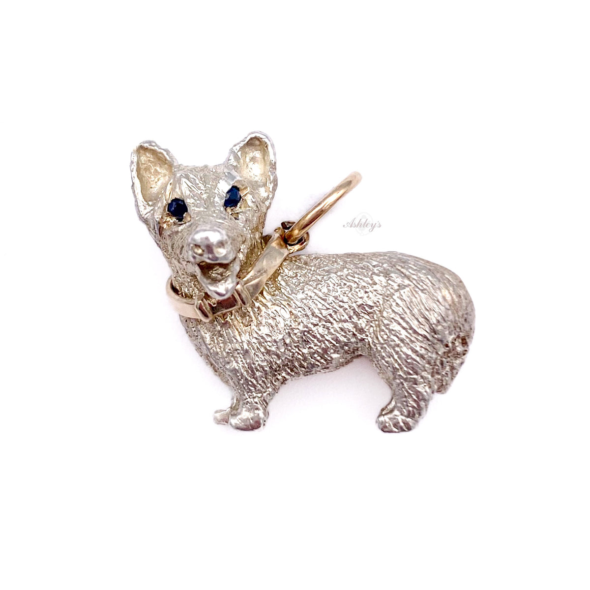 Corgi Charm, Sterling Silver – Ashley's Equestrian